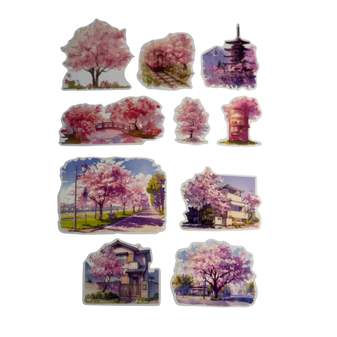 Stickers sakura – Escala Gráfica